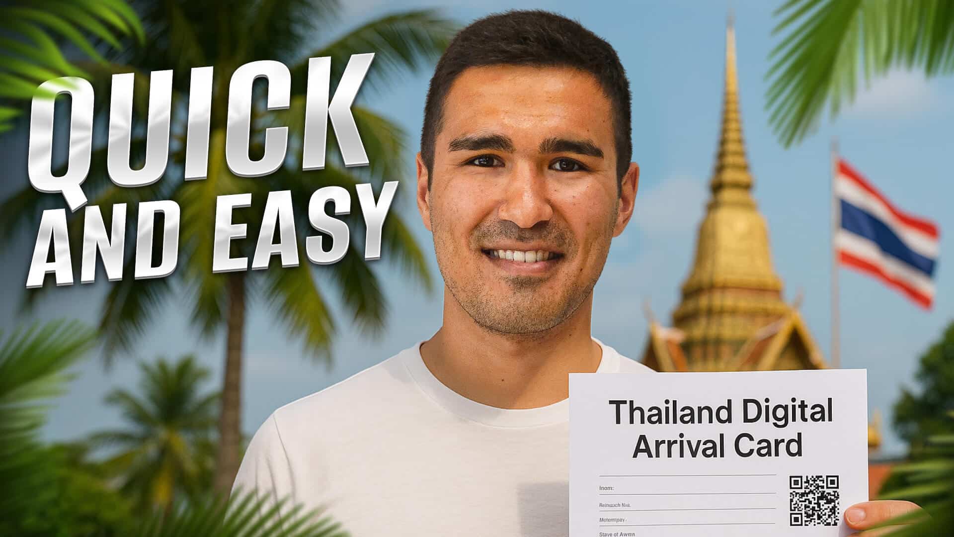 How to Fill Out the TDAC, Thailand Digital Arrival Card