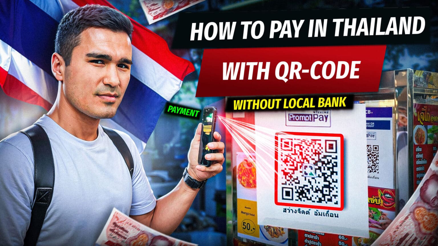How to Pay in Thailand with QR Code (No Bank Account)