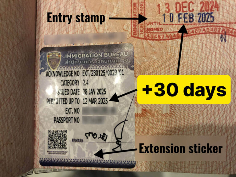 🕒 How to Extend Your Stay in Thailand by 30 Days