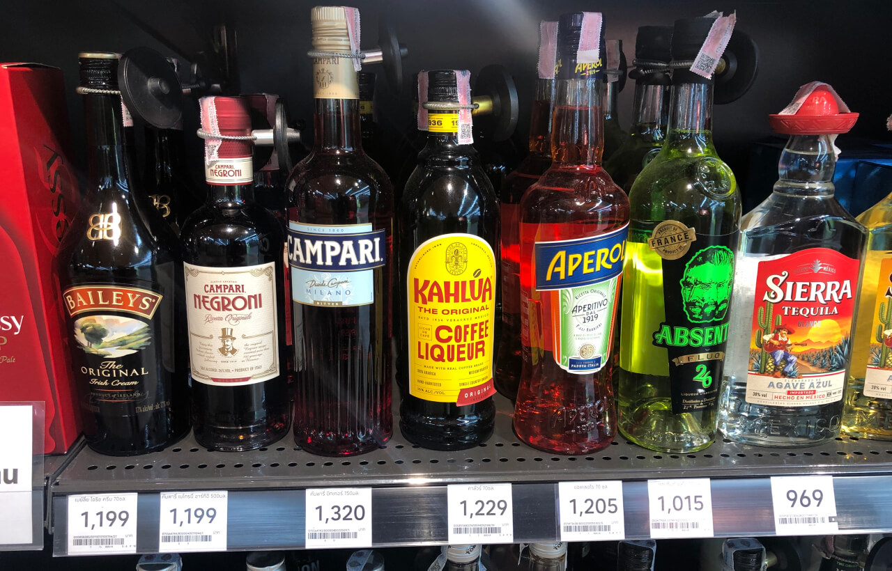 🥂 Alcohol in Thailand: Prices of Whiskey, Rum & Wine